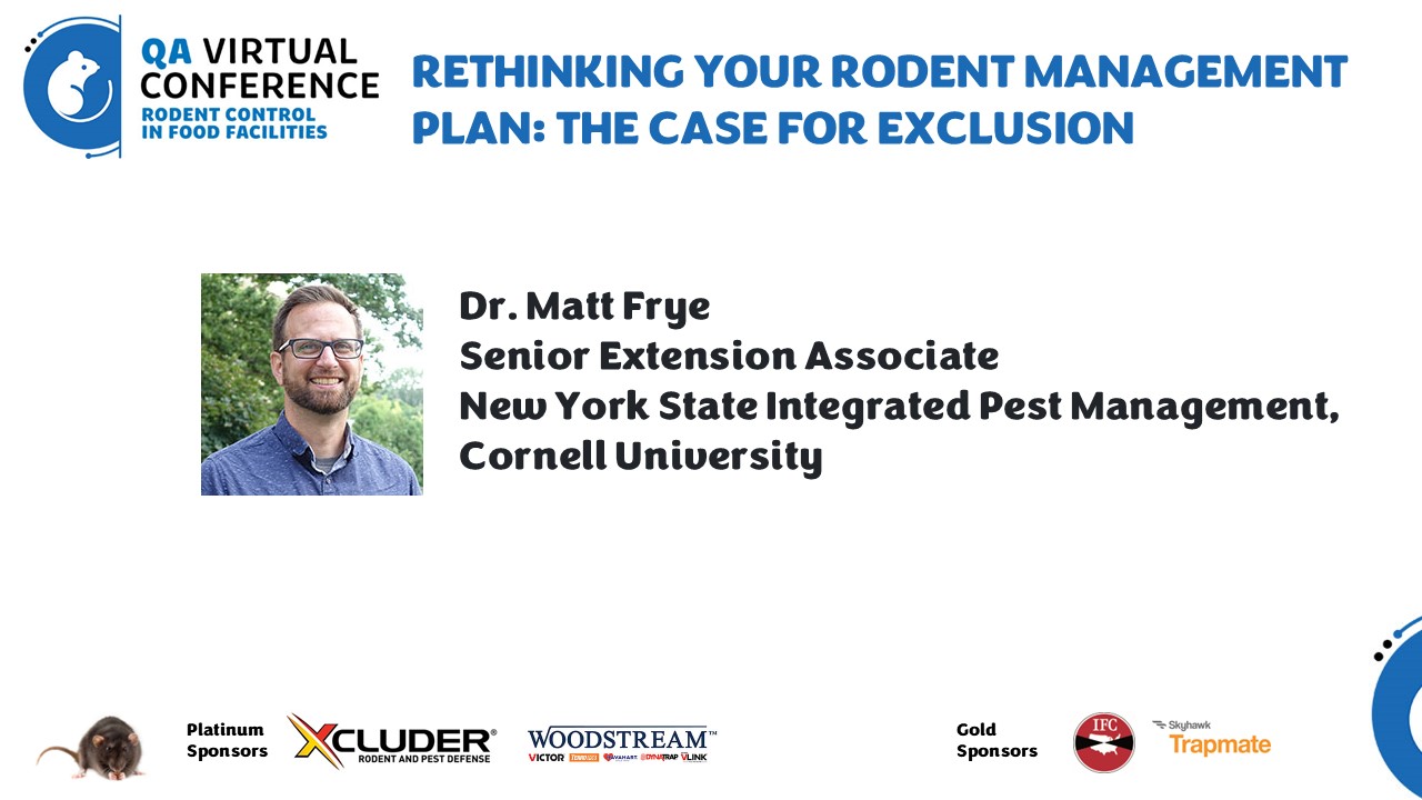2025 QA Rodent Control in Food Facilities - QA Events